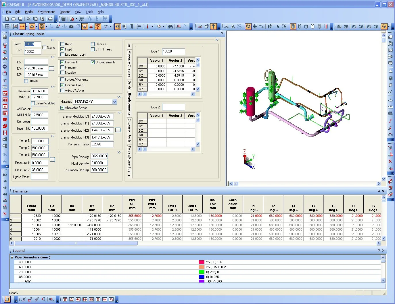 Kursus: PIPE STRESS ANALYSIS. by software Caesar II. (online and offline) | Piping | AMD Engineering